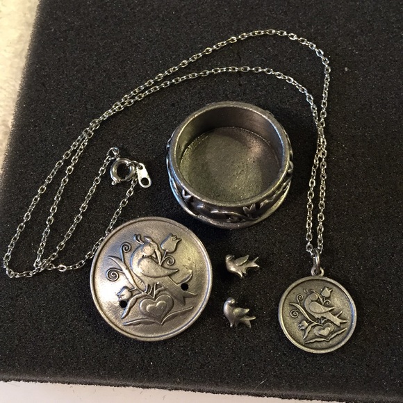 Torino | Jewelry | Vintage Torino Pewter Jewelry Set Box | Poshmark